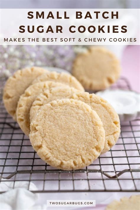 Soft And Chewy Small Batch Sugar Cookies Ricetta
