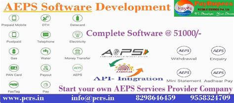 AEPS Software AEPS Software Developer Company AEPS API Intigration