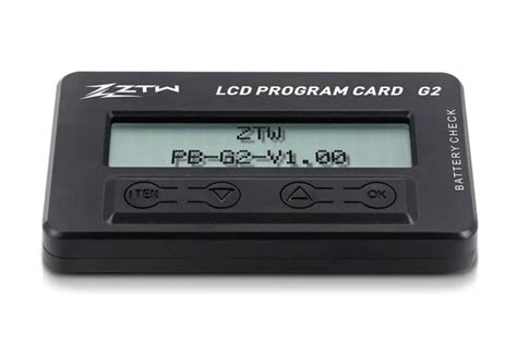 ZTW G LCD ESC Programming Card Auto Parts