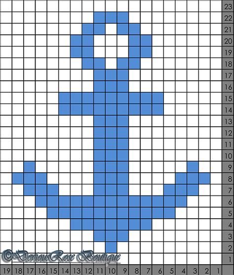 Ravelry Simple Anchor Chart Pattern By DeviousRose