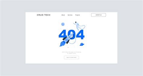 Crud Tech Landing Page Behance