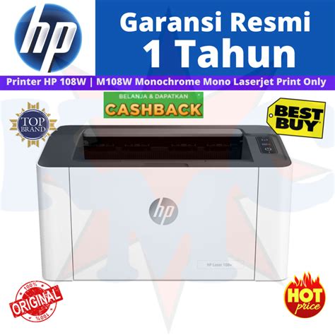 Jual Printer Hp 108a M108a Laserjet Monochrome Mono Print Only Pengganti Printer Hp M107a
