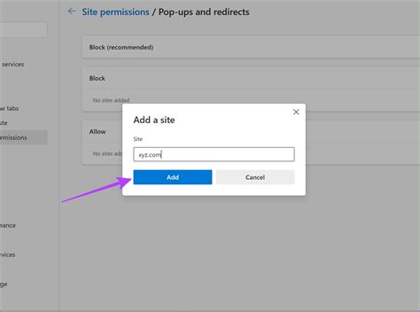 如何阻止或允许 Microsoft Edge 上的弹出窗口 极客指南