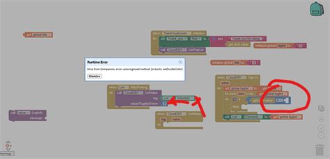 Error Unrecognized Method Help Me App Inventor For Ios Mit App Inventor Community
