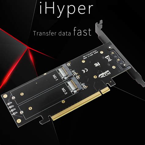 JEYI IHyper M X FOR X NVME PCIE GEN X NVME RAID PCI E VROC CARD RAID CARD Hyper M