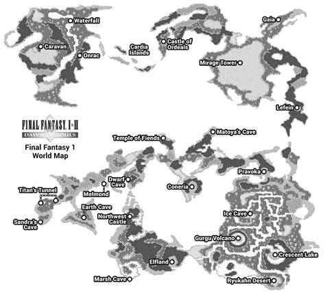 Final Fantasy Viii Remastered World Map Map For