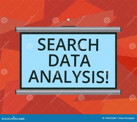 Word Writing Text Search Data Analysis Business Concept For Process Of