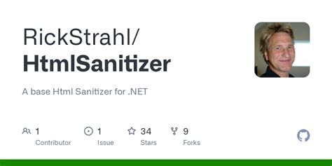 Github Rickstrahlhtmlsanitizer A Base Html Sanitizer For Net