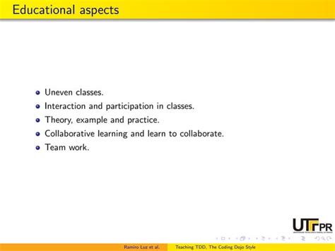 Teaching Tdd The Coding Dojo Style Ppt