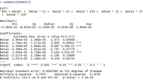 R语言预测波动率的实现：arch模型与har Rv模型 知乎