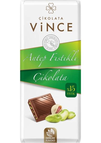 Vince Antep Fıstıklı Çikolata 80 Gr Fiyatı Taksit Seçenekleri