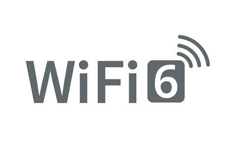 Premium Vector Wifi 6 Icon Wifi6 Technology New Generation Telecommunications Network Wifi