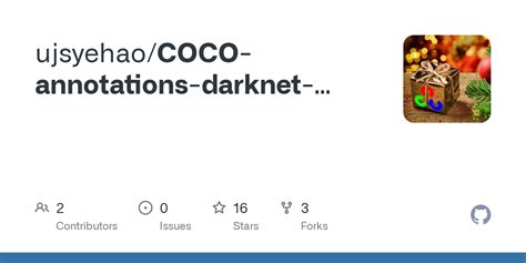 Github Ujsyehaococo Annotations Darknet Format