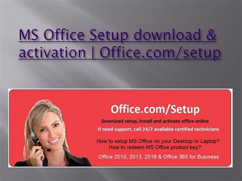 PPT OFFICE COM SETUP â OFFICE SETUP INSTALLATION BY OFFICE COM SETUP PowerPoint