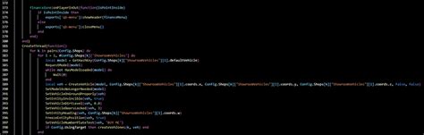 Qb Vehicleshop Bad Argument 1 To For Iterator Table Expected Got