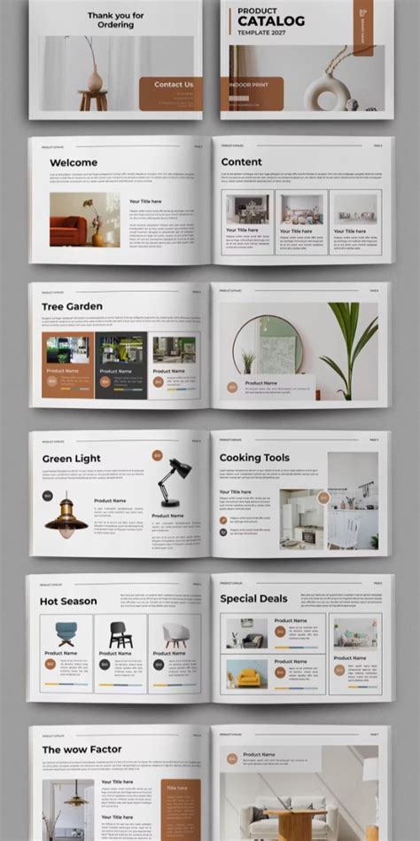 Modern Product Catalog Design Product Brochure Product Presentation