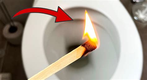 Простий спосіб як позбутись неприємного запаху в туалеті потрібен лише один сірник Читайте на