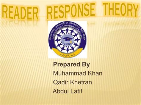 Reader Response Theory Ppt Pptx