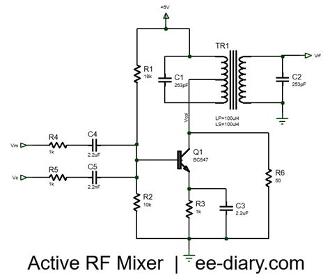 How To Design Active Rf Mixer Design With Bjt Ee Diary