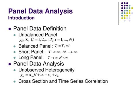 Ppt Panel Data Analysis Using Gauss Powerpoint Presentation Free