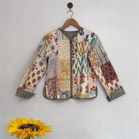 Patchwork Jacket Etsy