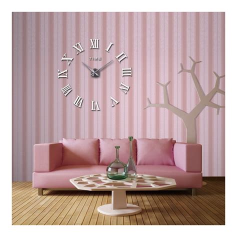 3d самозалепващ се стенен часовник