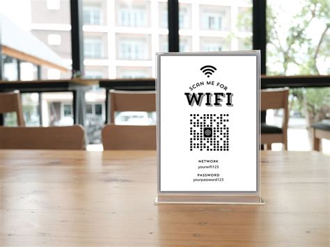 Wifi QR Sign Custom Wifi QR Code Sign Personalized Wifi Password Sign Home Decor Guest Network