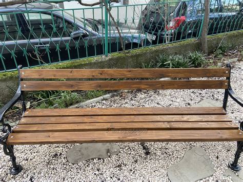 Градинска пейка Мебели за градината Хасково Ретро Стил градинска пейка от чугун Едно