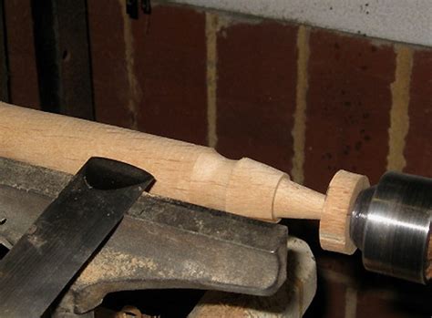 Usinga Curved Skew Shape The Handle Working From The Hollow Back