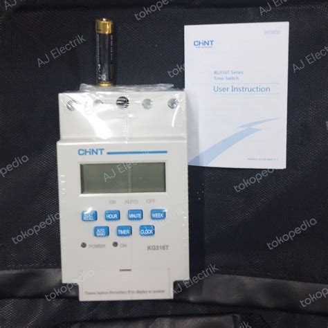 Jual Chint Timer VAC KG T Time Control Switch On Off Jakarta Pusat AJ Electrik