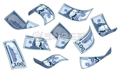 돈 달러 지폐 화폐 현금 사진이미지일러스트캘리그라피 Toywork작가