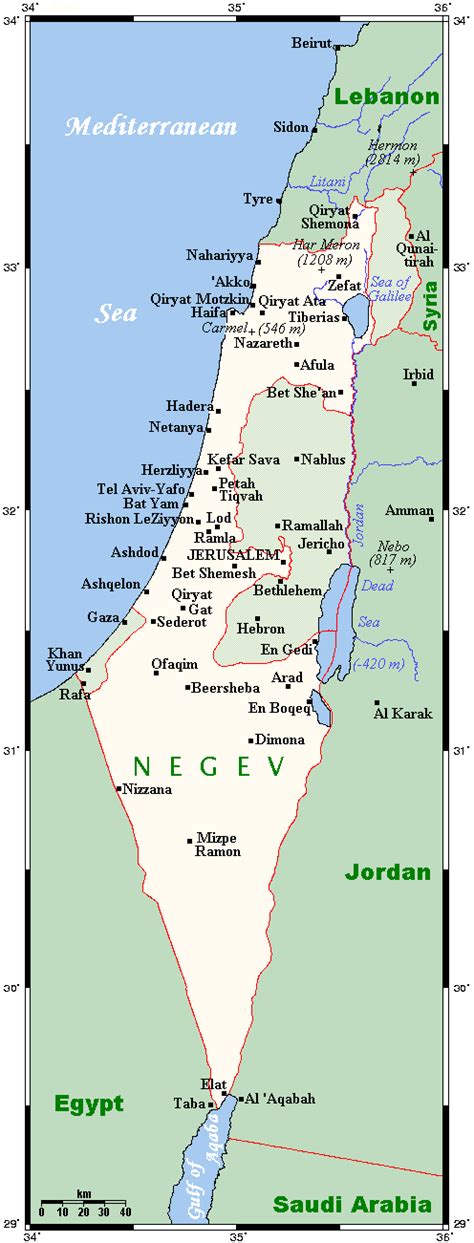 Israel Map 1