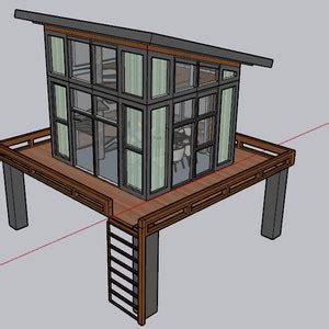 Charming Tree House Design 1 5 Floors CAD And STL Formats Etsy