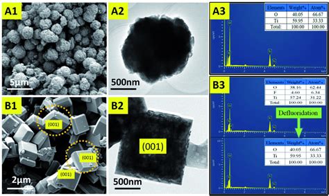 Microstructures And Morphologies Of The Anatase Tio2 Crystals A1 Sem Download Scientific