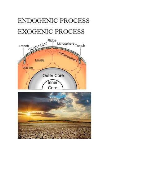 Endogenic Process Exogenic Process Pdf
