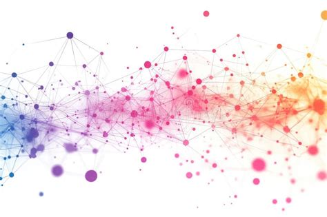 Illustration Of A Network Of Interconnected Nodes Representing Data