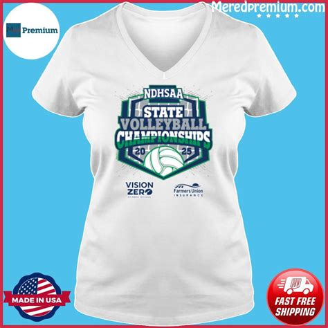 Official 2025 Ndhsaa State Volleyball Championship Shirt Hoodie