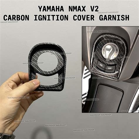 Yamaha Nmax V2 Ignition Cover Garnish Carbon Black Plug And Play