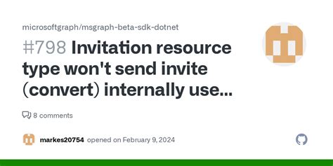 invitation resource type won t send invite convert internally user to external · issue 798