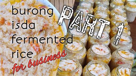 How To Make Buro Fermented Rice For Business Burong Isda