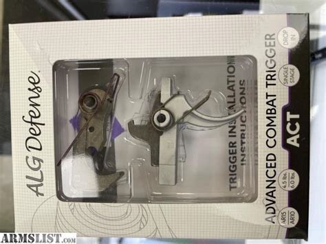 For Sale Alg Defense Act Advanced Combat Trigger Near Valley View