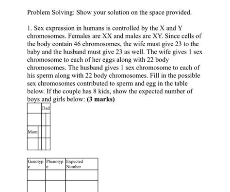 Solved Problem Solving Show Your Solution On The Space Chegg Com