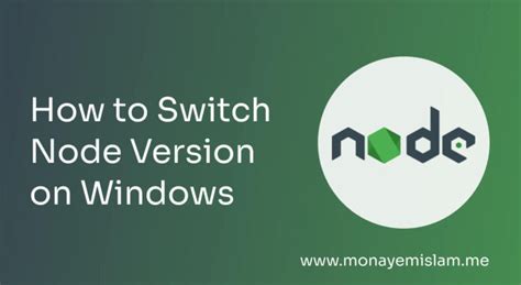 How To Switch Node Version On Windows With Nvm My Blogs