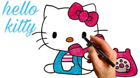 How To Draw Hello Kitty Step By Step Guide Easy Way Dibujo De Kitty 헬로 키티 그리기 ハローキティを
