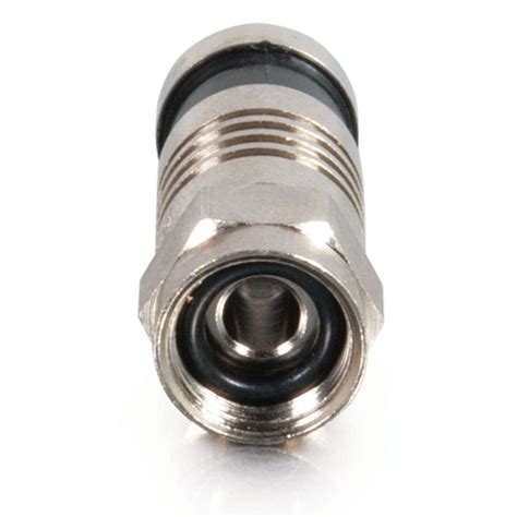 Rg59 Compression F Type Connector With O Ring Multipack 10 Pack Taa Compliant Bulk Cable