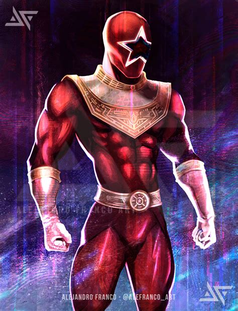 Red Zeo Ranger Art