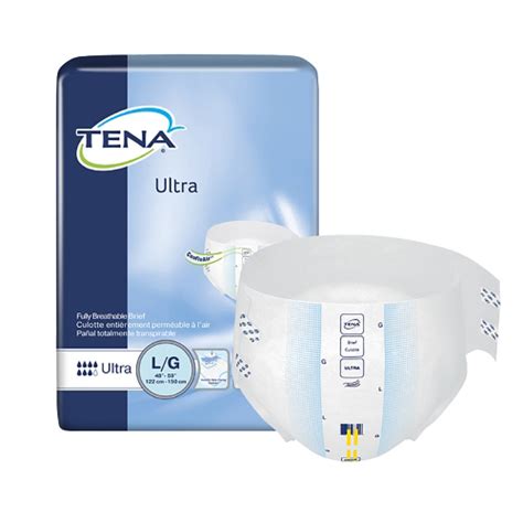 Tena Ultra Briefs High Absorbency Large Case Of 80 Riteway Subscriptions