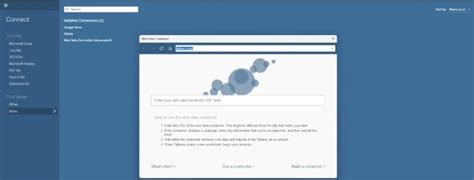 tableau web data connector definition how to connect and use