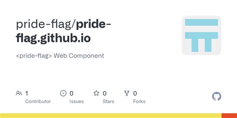 Github Pride Flagpride Web Component