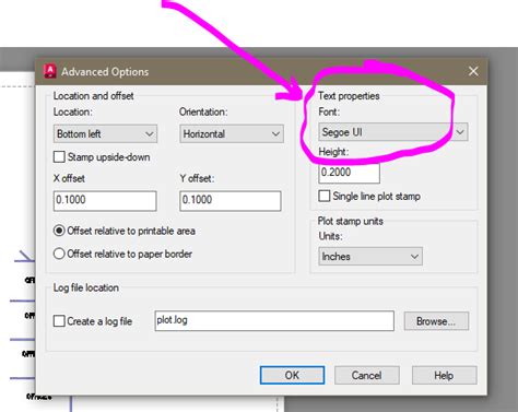 solved weird separator in drawing path file name stamp autodesk